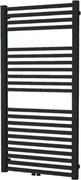 Isan Quadrat radiátor kombinovaný 125,5x50 cm středové připojení černý samet DQUA12550500CSMS