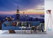 Fototapeta na míru Manhattan Při Západu Slunce | Vliesová fototapeta na zed' | DFTNXXL2413