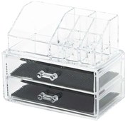 Compactor Kosmetické organizéry - Organizér na kosmetiku 9x12x16 cm, čirý plast RAN5048