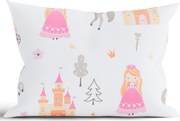 MK Lůžkoviny Bavlněný povlak na polštář Renforcé 50 x 70 cm - Kouzelné království
