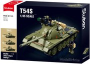 Stavebnice sluban army model bricks m38-b1135 střední tank t54s 3v1