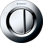 Geberit - Oddálené ovládání typ 01, pneumatické, pro 2 množství splachování, lesklý chrom 116.042.21.1