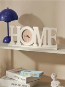 Sinsay - Dekorativní hodiny ve tvaru nápisu HOME - bílá