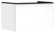 Hansgrohe Xelu Q - Umyvadlová skříňka, 50x78x55 cm, 1 zásuvka, lesklá bílá/matná černá 54054670