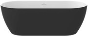Ravak Freedom O Tec - Volně stojící vana, 170x77 cm, černá/bílá CD51700000