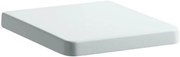 Laufen Living City - Sedátko s poklopem, 468 x 368 mm, se zpomalovacím mechanismem, antibakteriální úprava, bílá H8924343000001