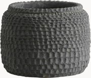 Ručně malovaný obal na květináč z betonu Aoba