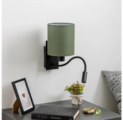 Brilagi - LED Nástěnná lampa NUBILA 1xE27/25W/230V + LED/3W černá/zelená