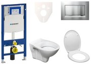 Cenově zvýhodněný závěsný WC set Geberit do lehkých stěn / předstěnová montáž + WC Ceramia S-Line Pro 111.300.00.5ND7