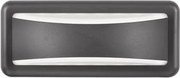NV 812104 Venkovní nástěnné svítidlo PULSAR tmavě šedý ABS akrylový bílý difuzor LED 6W 3000K nebo 4000K 220-220V 48st. IP54 - NOVA LUCE