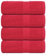 Ručníky FROGN 4 ks červené 30x30 cm 360 g/m² 136921