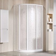 Ravak Supernova - Čtvrtkruhový sprchový kout čtyřdílný SKCP4-80, 78-80 cm, bílá/Pearl 3114O10211