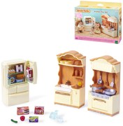 _Ostatní 1_ Sylvanian Families kuchyňská linka s ledničkou nábytek doplněk k herním sadám 5341
