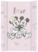 | CebaBaby- Přebalovací podložka s pevnou deskou dvouhranná DISNEY 50x70 cm růžová | TH-203-127-664