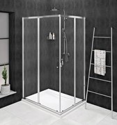 Gelco Gelco, SIGMA SIMPLY obdélníková sprchová zástěna 1000x800 mm, L/P varianta, rohový vstup, GS2110GS2180