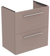 Ideal Standard i.Life S - Skříňka pod umyvadlo, 60x38x63 cm, 2 zásuvky, matná béžová T5293NH