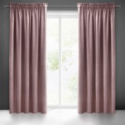 ZATEMŇOVACÍ ZÁVĚS NA PÁSCE PIERRE CARDIN SIBEL 140X270 CM STARORŮŽOVÁ