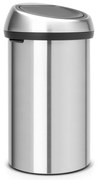 Dotykový ocelový odpadkový koš v matně stříbrné barvě 60 l Touch Bin – Brabantia