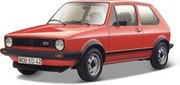 Kovový model bburago volkswagen golf mk1 gti red