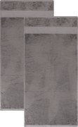 Livarno® Froté ručník, 50 x 100 cm, 600 g/m2, 2 kusy (šedá)