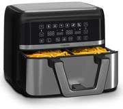 Klarstein VitaFry Duo Elegance, horkovzdušná fritéza, 7,6 l, 2 varné zóny, 6 programů
