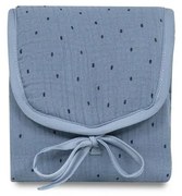 Interbaby Přebalovací pult s cestovní matrací 45x75 Hrášek modrý