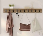vidaXL Nástěnný věšák na kabáty Nástěnná montáž [874378] Barva: dub artisan