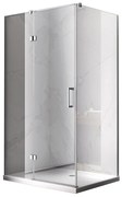 BPS-koupelny Obdélníkový sprchový kout HYD-OK02B 100x80 chrom/transparent - bez vaničky