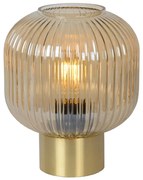 Lucide 45586/20/62 - Stolní lampa MALOTO 1xE27/40W/230V béžová/zlatá