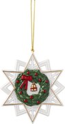 Villeroy & Boch Závěsná porcelánová ozdoba Christmas Classics, Hvězda, 10,7 cm 14-8675-4342