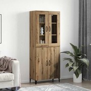 Vysoký bufet 2 ks Artisanový dub 69,5 x 34 x 180 cm 3394588