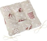 Bellatex Sedák EMA prošívaný 40x40 cm Hrnek s konvičkou