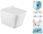 Mexen TEO Rimless závěsná wc mísa 51 x 34,5 cm, bílá, 3385XX00