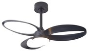 Matra 8701 Infinity, ventilátor se svítidlem a dálk. ovladačem, LED 24W 2700-5000K, černá, průměr 92,5cm