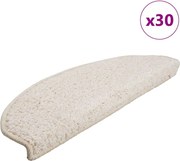 Schodové rohože 30 ks 65 x 21 x 4 cm bílé, půlkulaté, velké 3365818