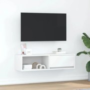 TV skříňka bílá 100x31x25,5 cm kompozitní dřevo
