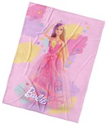 Carbotex Dětská deka Barbie Duhový Svět, 130 x 170 cm