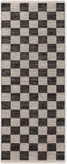 Černý/krémový oboustranný/ručně tkaný běhoun s příměsí juty 80x200 cm Rex – Hanse Home