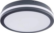Kanlux Stropní LED svítidlo BENO 24-30W CCT-O-SEG se senzorem grafit pr. 26 cm