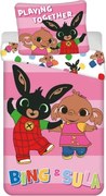 Jerry Fabrics Povlečení Králíček Bing Playing together 140x200, 70x90 cm