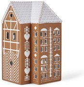 Keramický svícen na čajovou svíčku Gingerbread Lighthouse – Kähler Design