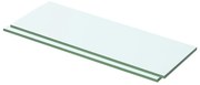 Policové desky 2 ks sklo čiré 50 x 12 cm 3051557