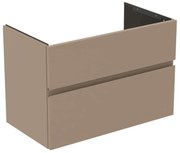 Ideal Standard Finesse - Umyvadlová skříňka, 80x44x55 cm, 2 zásuvky, Matt Greige E3387UP