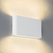 Nástěnné svítidlo bílé 17,5 cm vč. LED IP65 - Batt