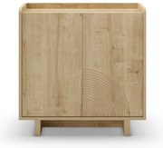 Skříňka v dekoru dubu v přírodní barvě 80x80x40 cm Daira – Marckeric