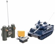 Teddies Tank RC TIGER I se zvukem a světlem, 33 cm, na baterie + dobíjecí pack 40 MHz
