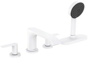 Hansgrohe Vivenis - Baterie na okraj vany, 4-otvorová instalace, sBox, matná bílá 75444700
