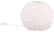 Krémová stolní lampa (výška 24 cm) Furry – Reality