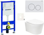Závěsný wc set do lehkých stěn / předstěnová SAT BREVIS SIKOGESBRTORD20