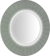 Sapho Sapho, LUMIRO STRIP kulaté zrcadlo s LED osvětlením v rámu, průměr 90cm, verde, LR950-4444S